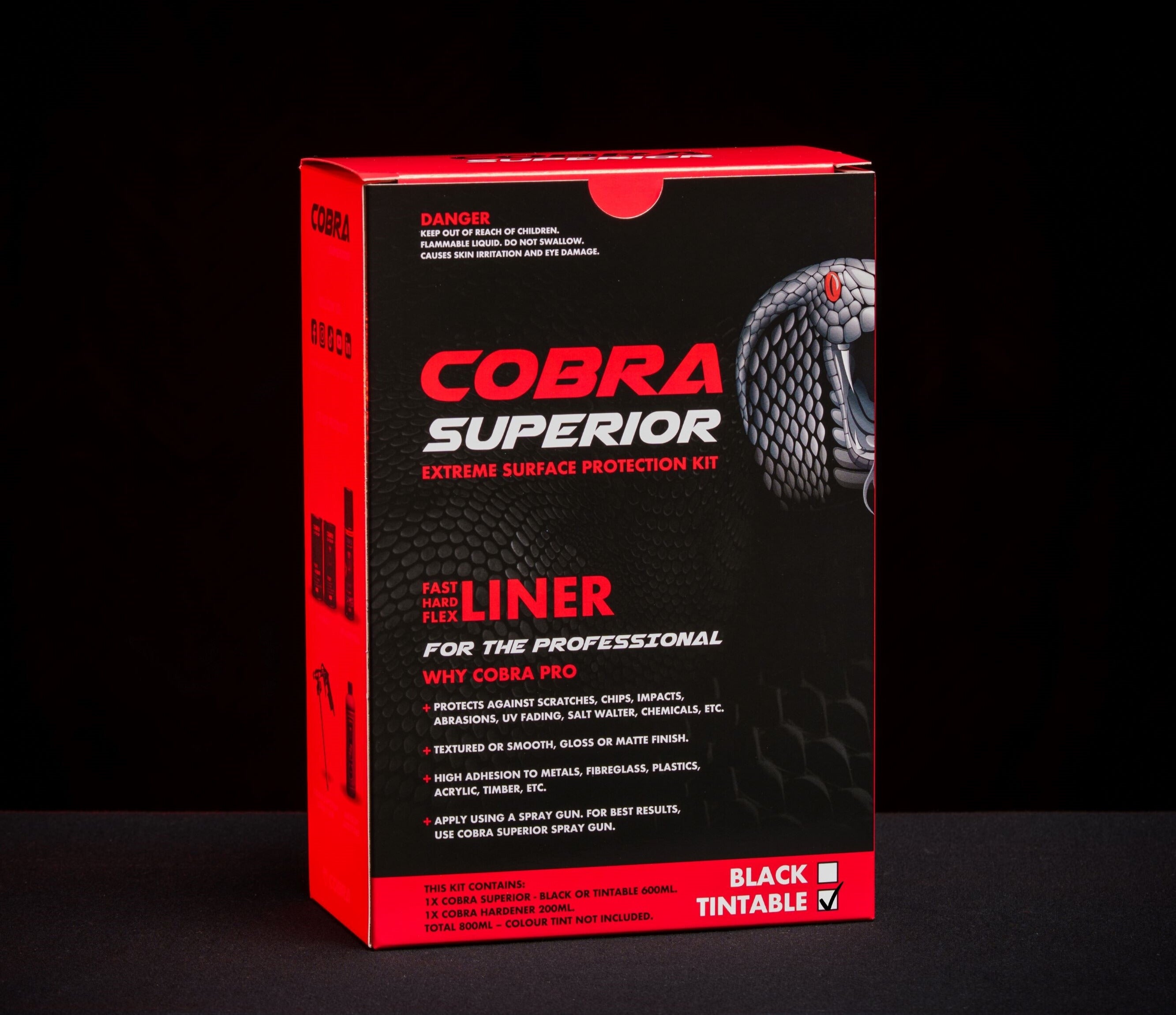 COBRA PRO TINTABLE KIT - 800ml – Cobra Coatings Au